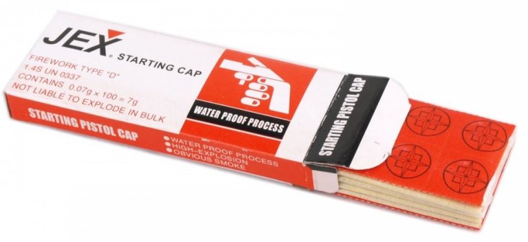 Jex Starting Pistol Cap – box of 100 - Triple Dot